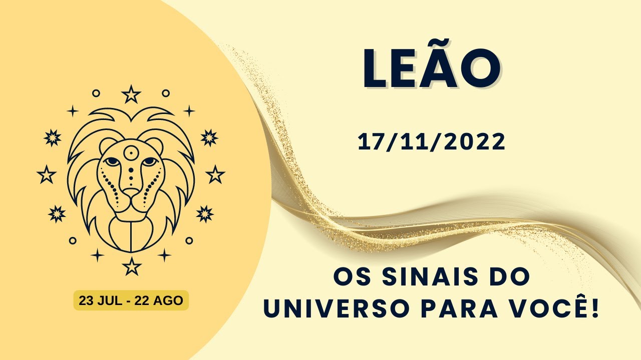 🔮 Leão - Leitura Diária 17/11/2022 - YouTube