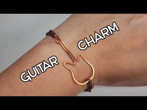 Wire Guitar Charm: Wire Wrapping Tutorial: DIY Jewelry - YouTube