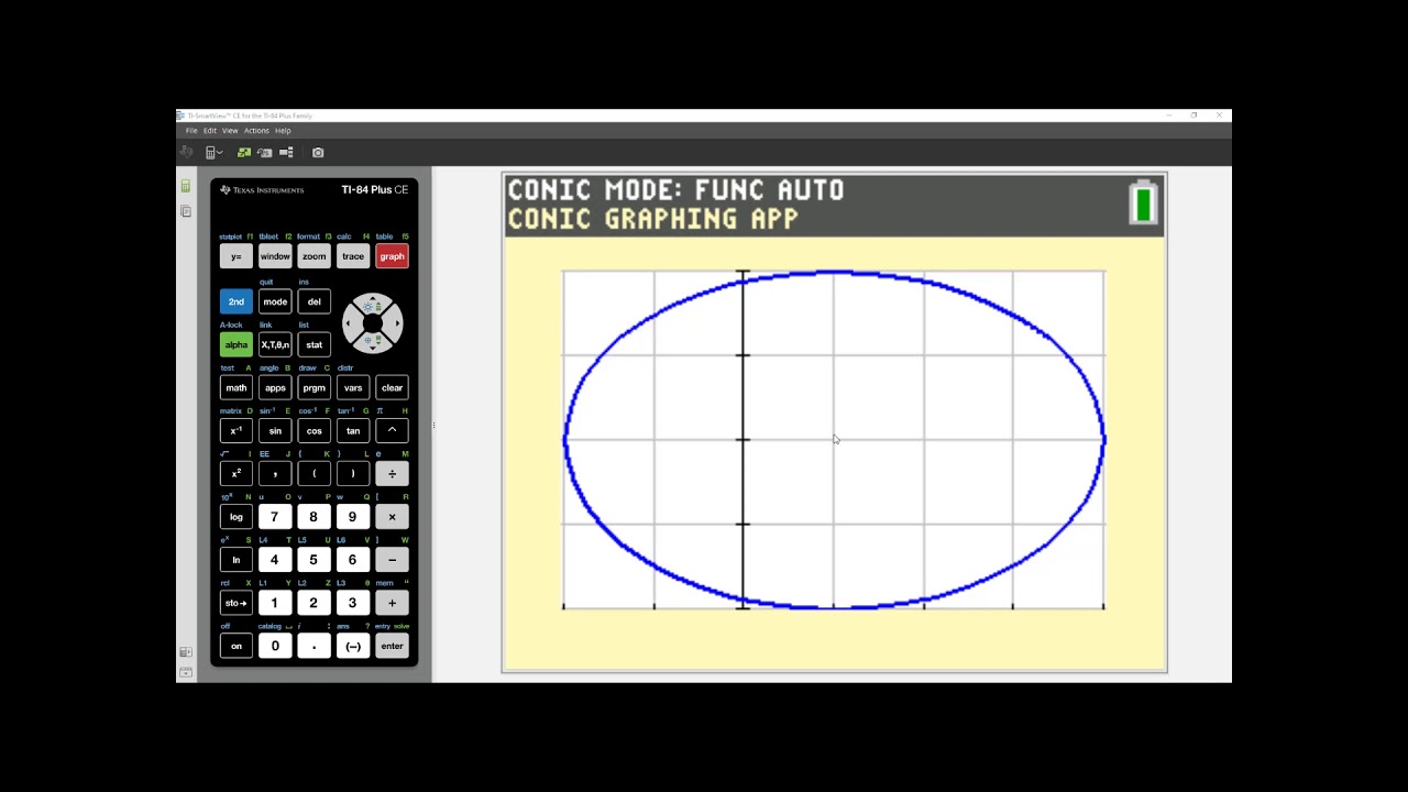 Tips for TI Technology: Conics App for the TI-84 Plus - YouTube