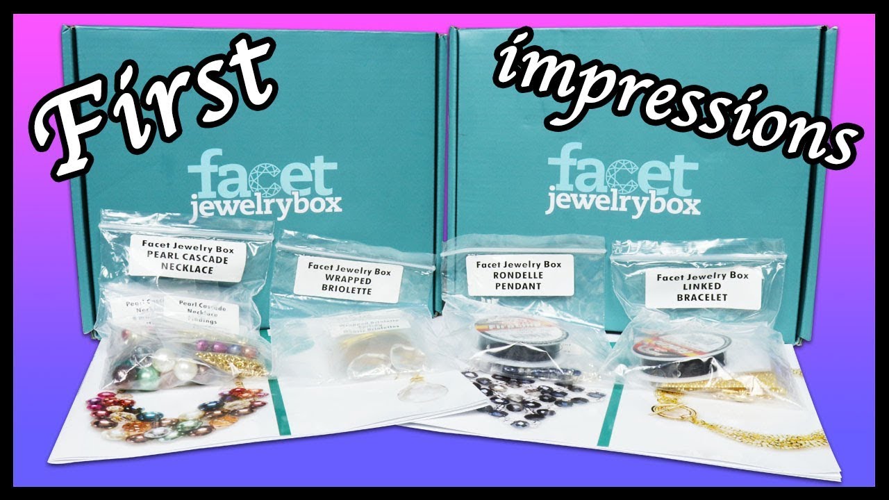 Facet jewelry subscription box ⎮ Opening and first impressions - YouTube