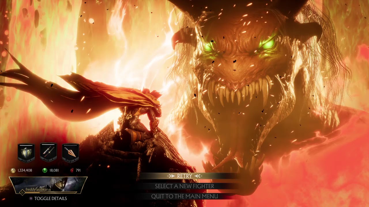 Scorpion vs Spawn MK11 aftermath - YouTube