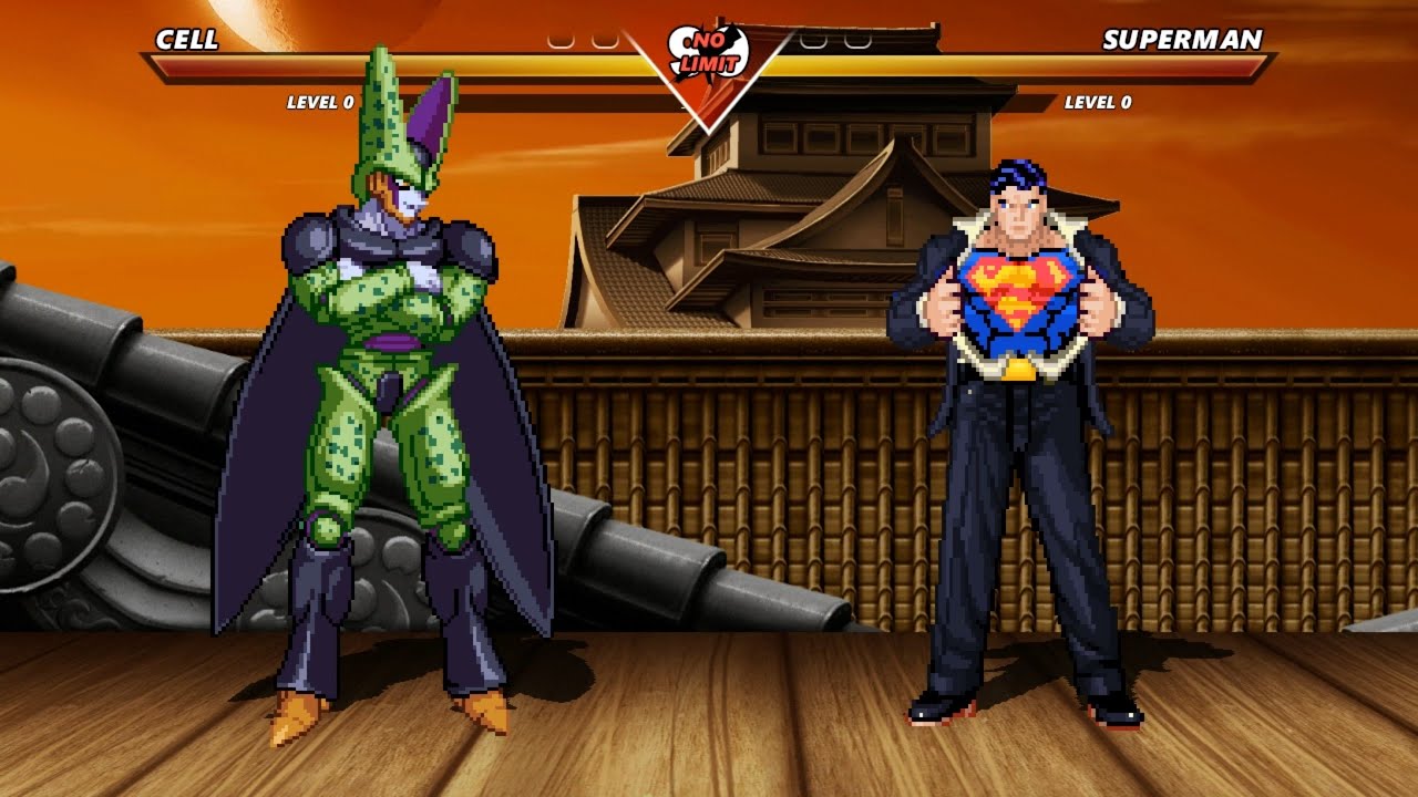 PERFECT CELL vs SUPERMAN - Highest Level Incredible Epic Fight! - YouTube