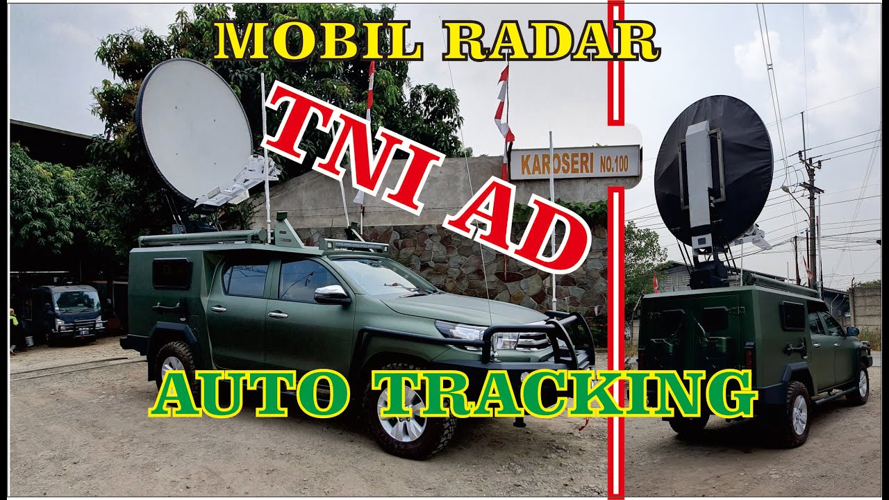 MOBIL RADAR AUTO TRACKING TNI AD - YouTube