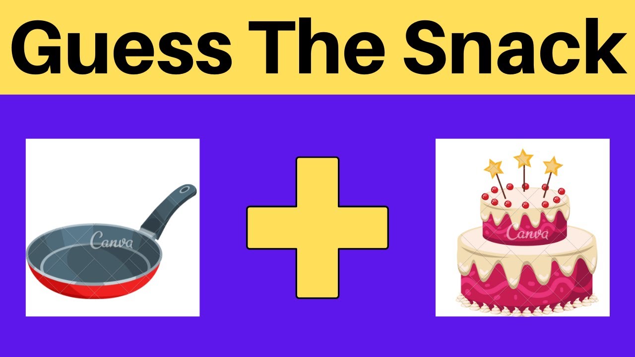 Guess The SNACKS By Emoji | Guess The Emoji | Food Quiz | quiz96 ...