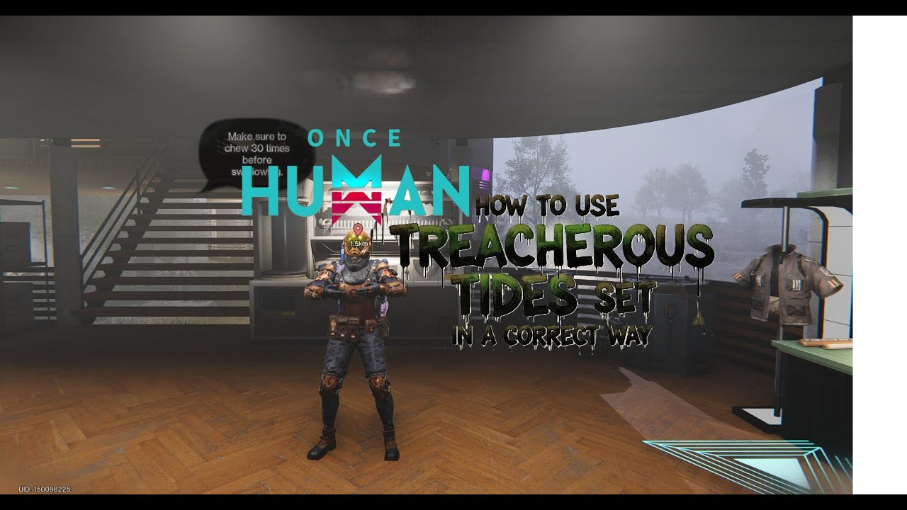 Once Human how to use treacherous tide set in a correct way - YouTube