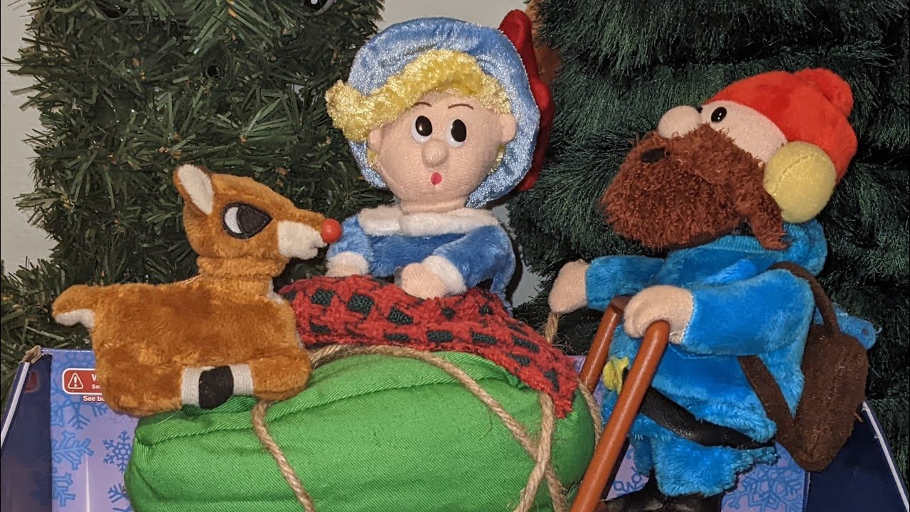Gemmy Rudolph, Hermey, And Yukon Sled Scene (HD audio) - YouTube