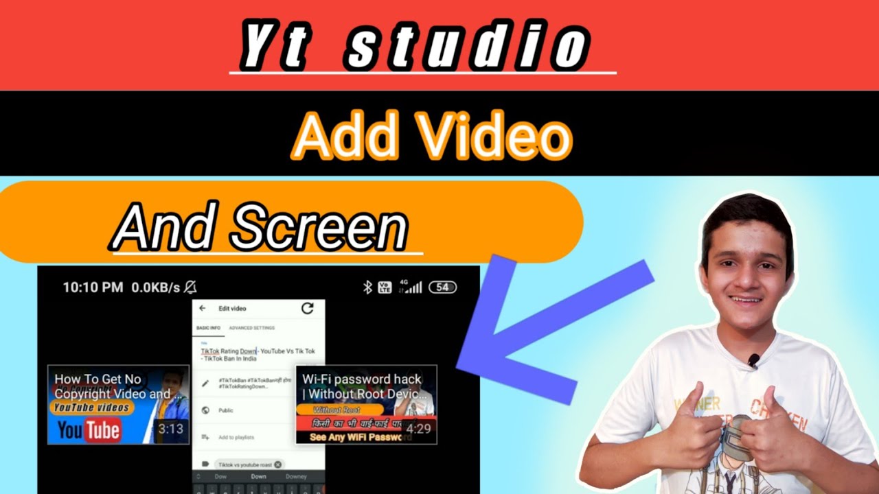 How to add and Screen on youtube 2020 - Yt Studio add and Screen - add ...