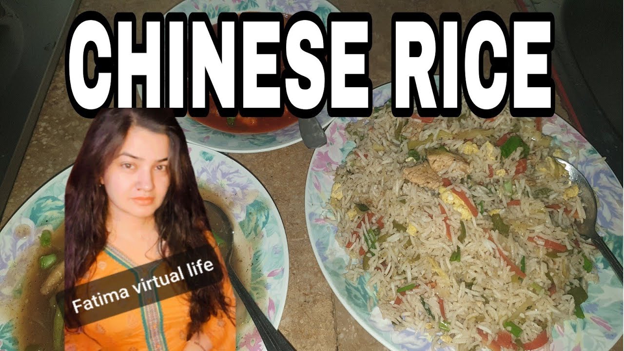 Egg fried Rice/Chicken Fried Rice/Fatima virtual life - YouTube
