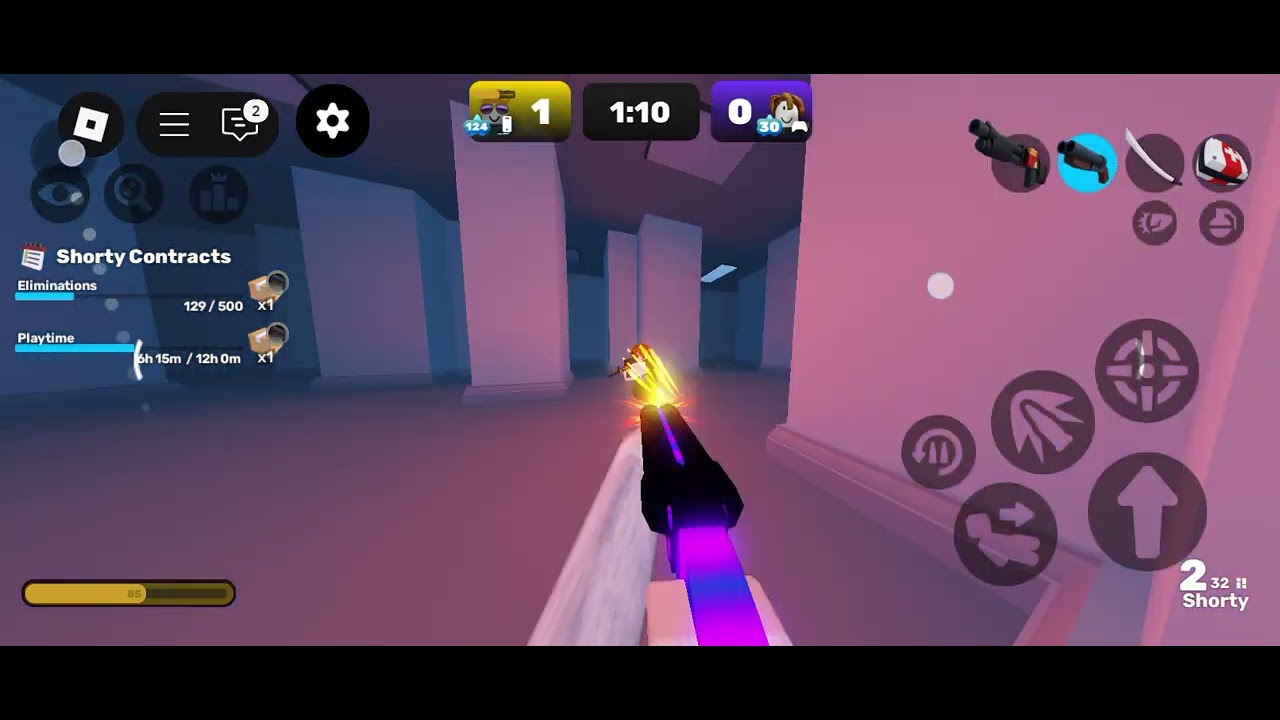 roblox rivals shorty only challange - YouTube