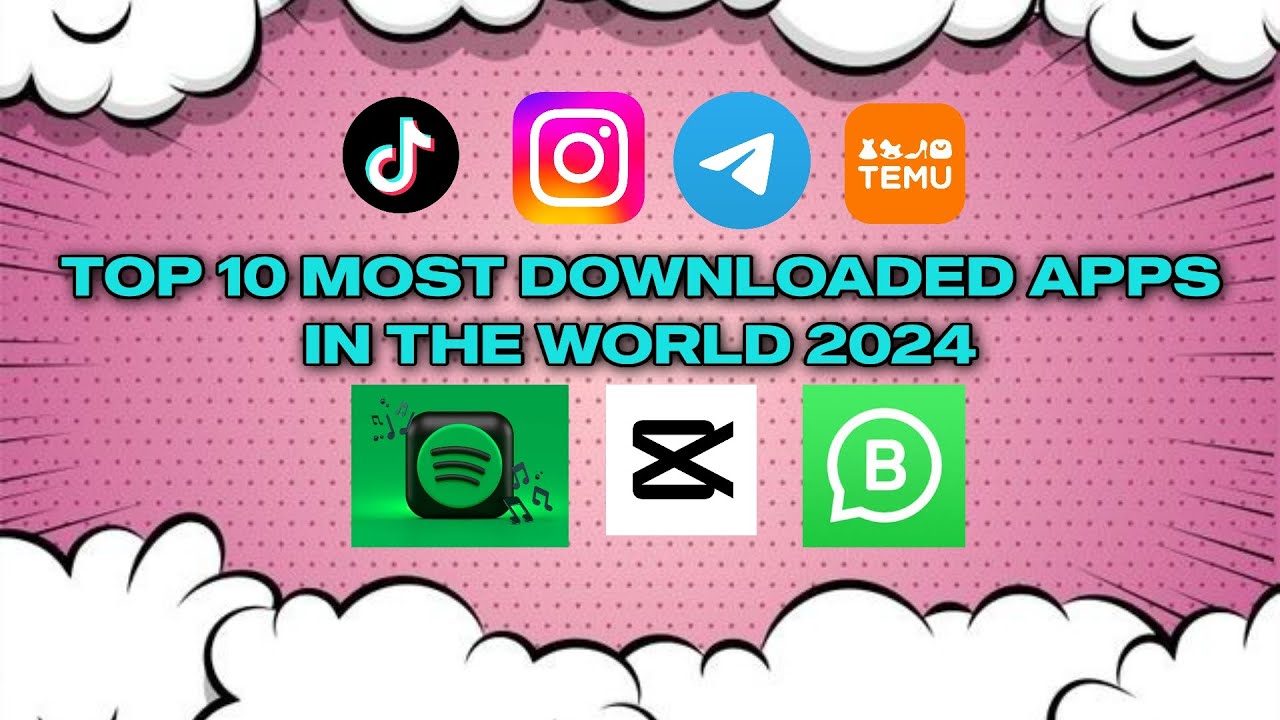 top 10 most downloaded apps in the world 2024 in Tamil | Most popular ...