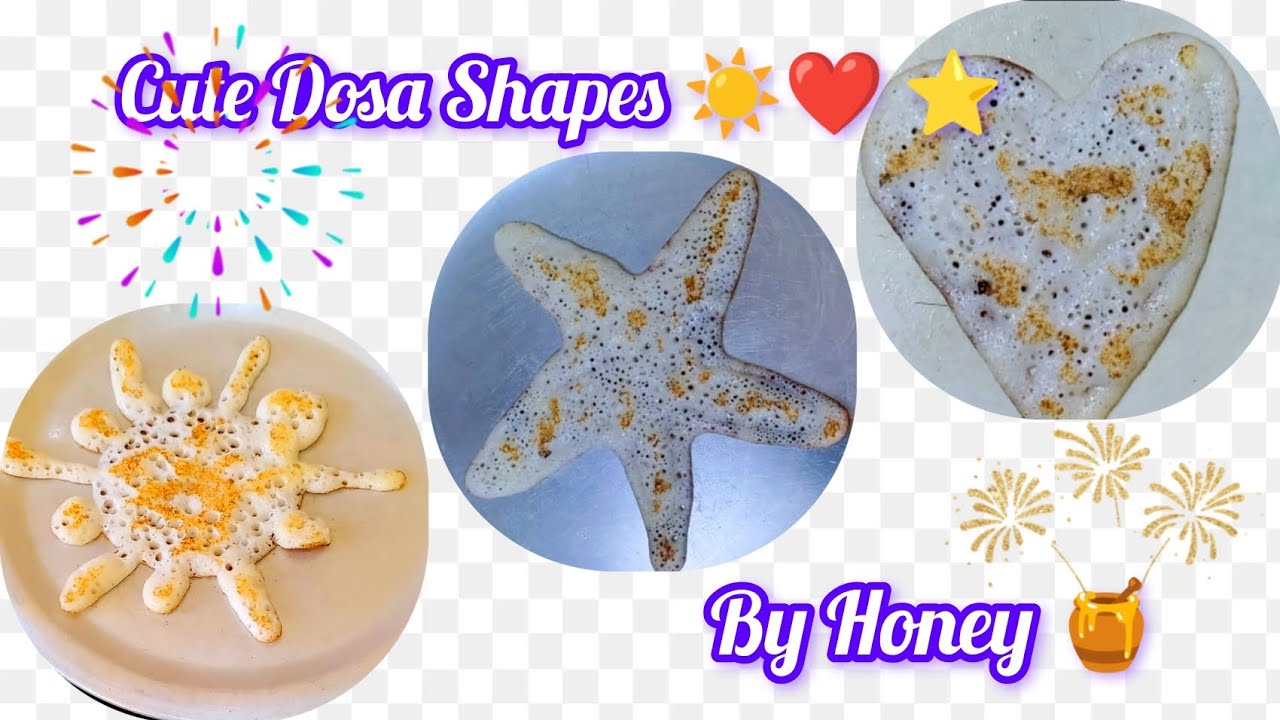 creative dosa shapes for kids 😊// star dosa// sun & heart dosa #dosa # ...