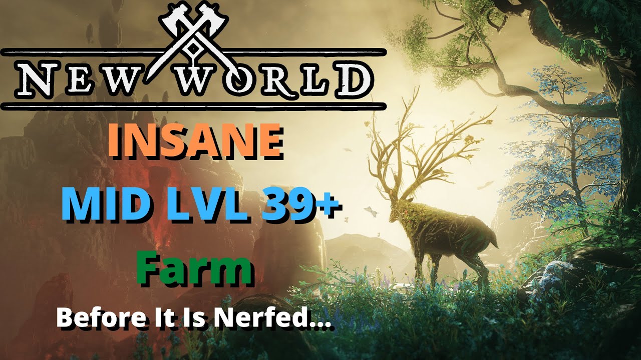 New World Best Mid Level Farm In Game! Massive Items, Gold, Azoth ...