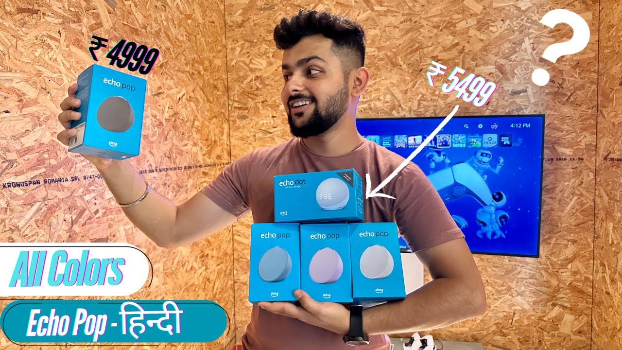 Amazon Echo Pop Unboxing And Review (All Colours): Comparison with Echo ...