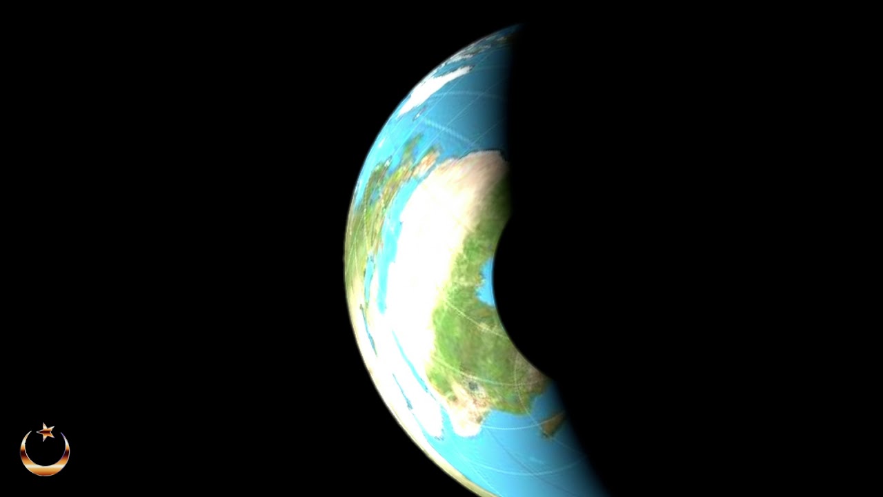 Concave Earth w Black Central Sphere; open model, first animated ...