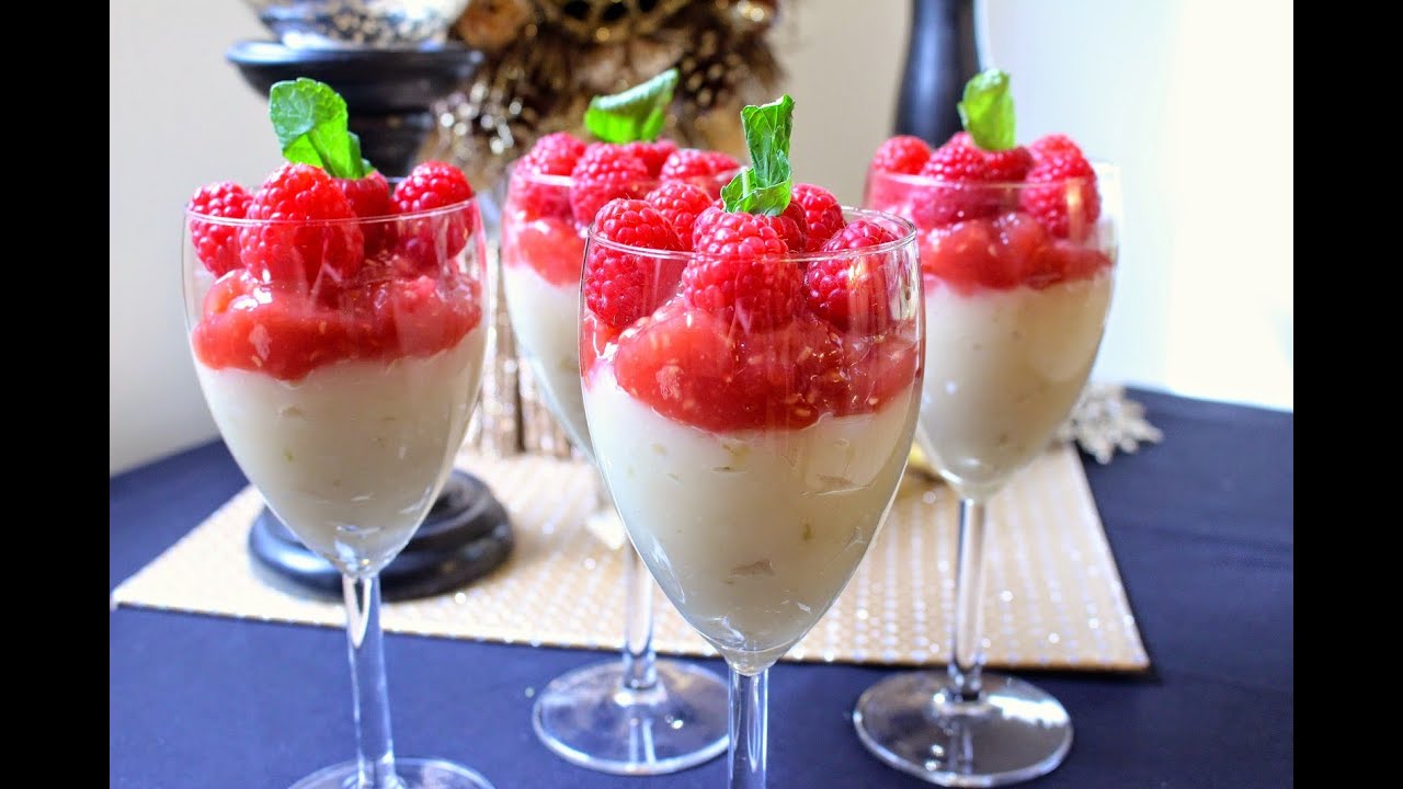 BEST Vegan Raspberry Lemon Parfait - YouTube