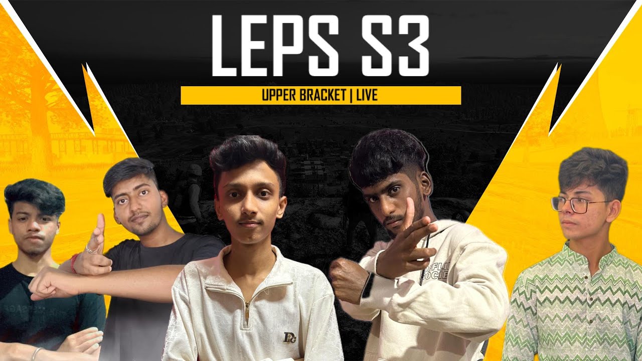 UPPER BRACKET OF LEPS S3 LIVE | LEAPH ESPORTS | BGMI #bgmilive # ...