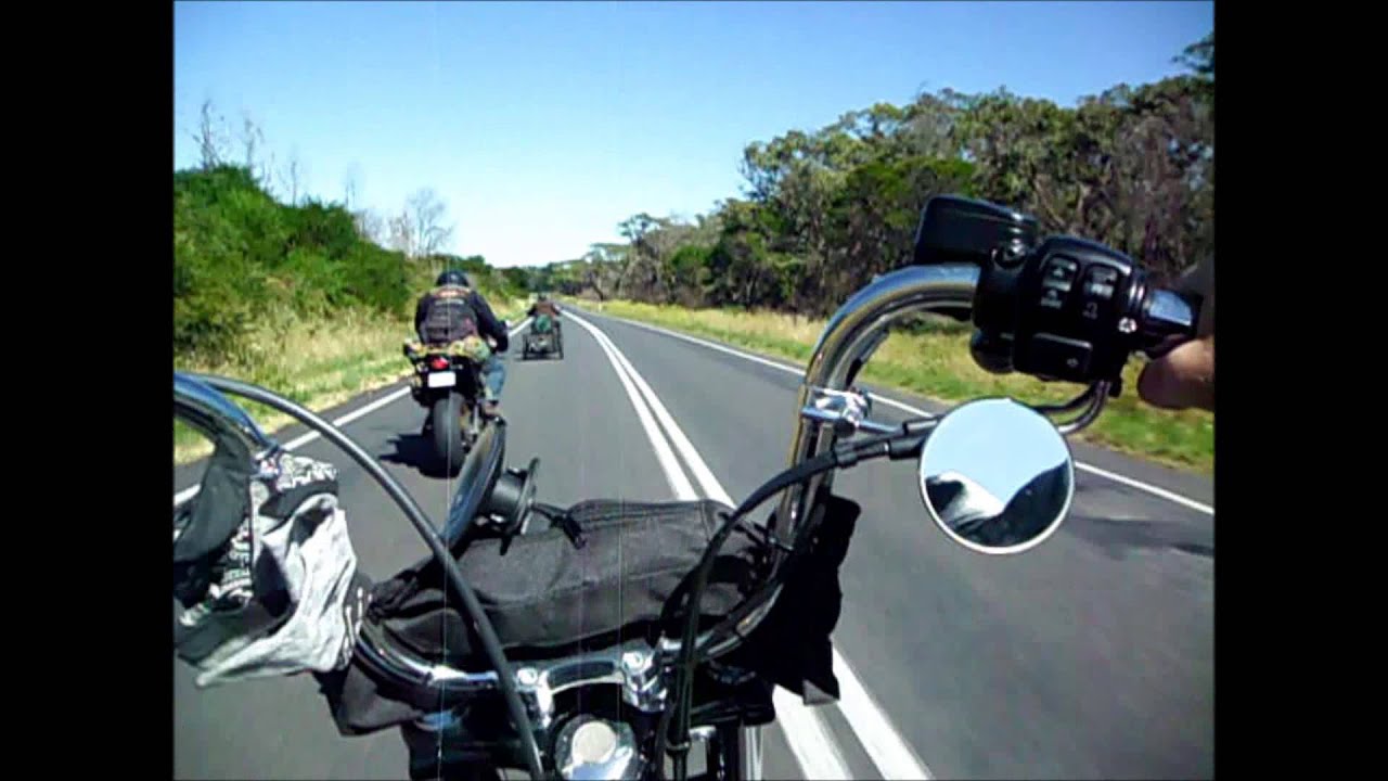 Cruising the back roads on a Harley Davidson. - YouTube