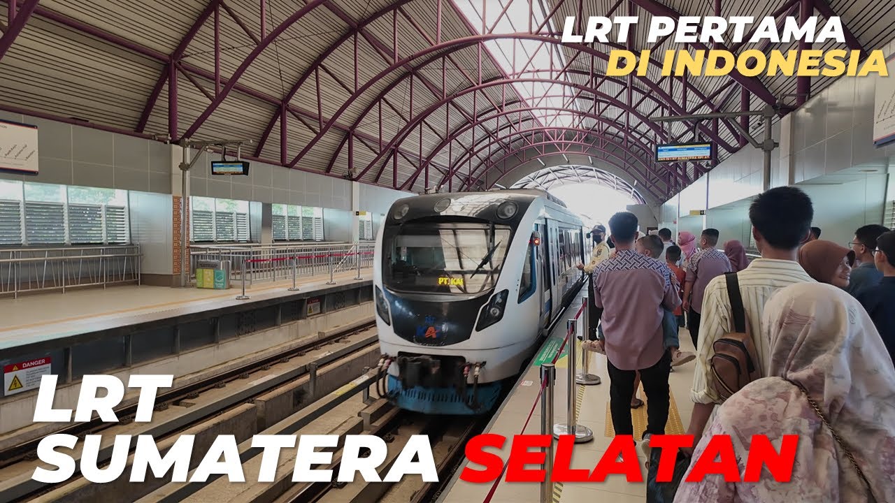 VLOG 10 LRT Sumatera Selatan - Pertama di Indonesia - YouTube