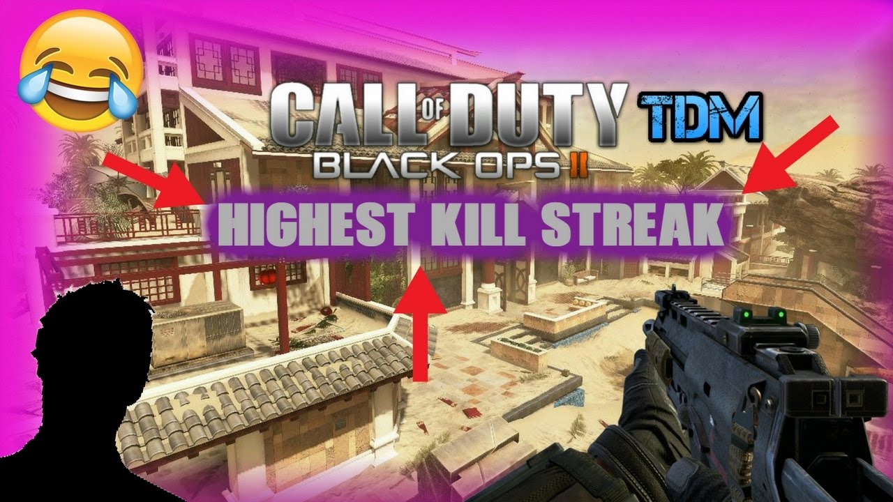 COD BO2 - HIGHEST KILL STREAK EVER - TEAM DEATH MATCH - AWESOME - YouTube