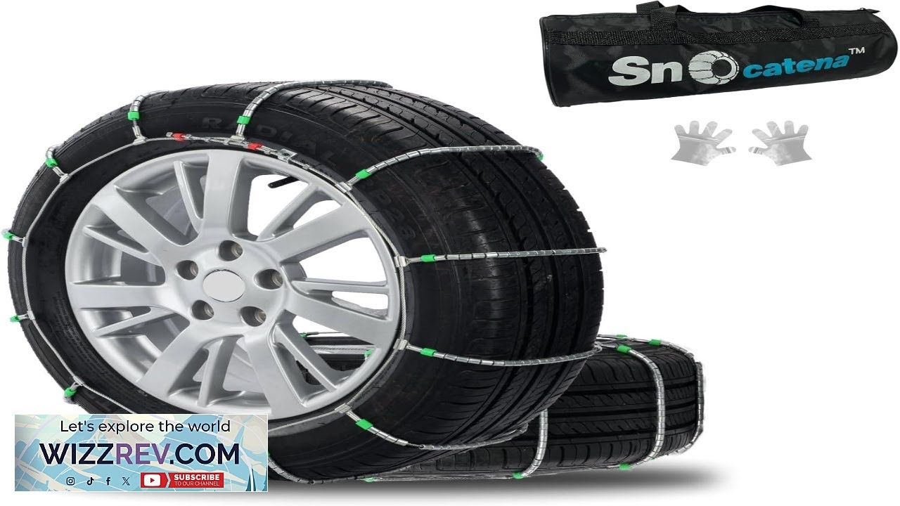 Snow Chains for CarSUVTruck and PickupCable Tire ChainCompatible with ...