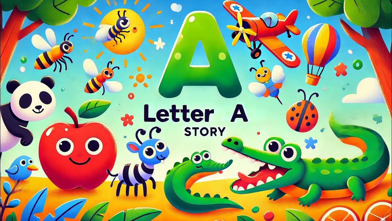 The Amazing Adventures of Letter "A" | Letter A story | @ApatyamRhymes ...