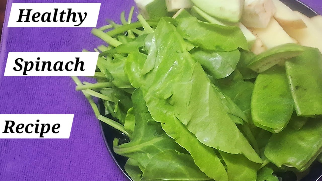 Easy healthy Spinach recipes | palak ki sabji | palak recipe | Simple ...