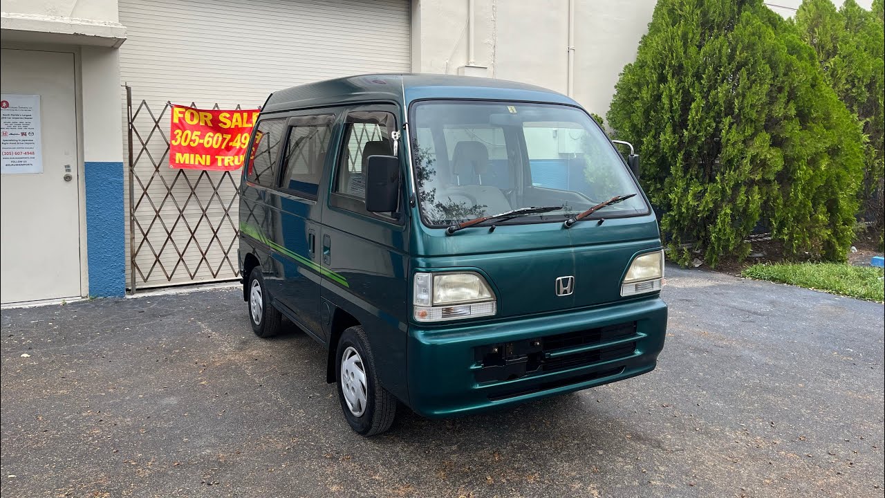 1998 Honda ACTY Street V Mini Kei Van (4484) - YouTube