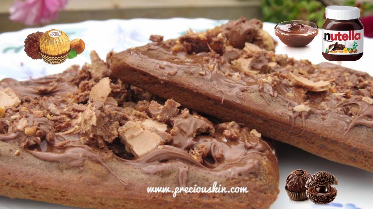 How to Make CHOCOLATE NUTELLA FERRERO ROCHER WAFFLES | Easy & Tasty ...