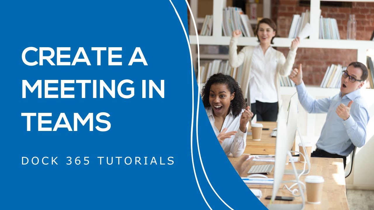 How to create a meeting in Microsoft Teams - Tutorial - YouTube