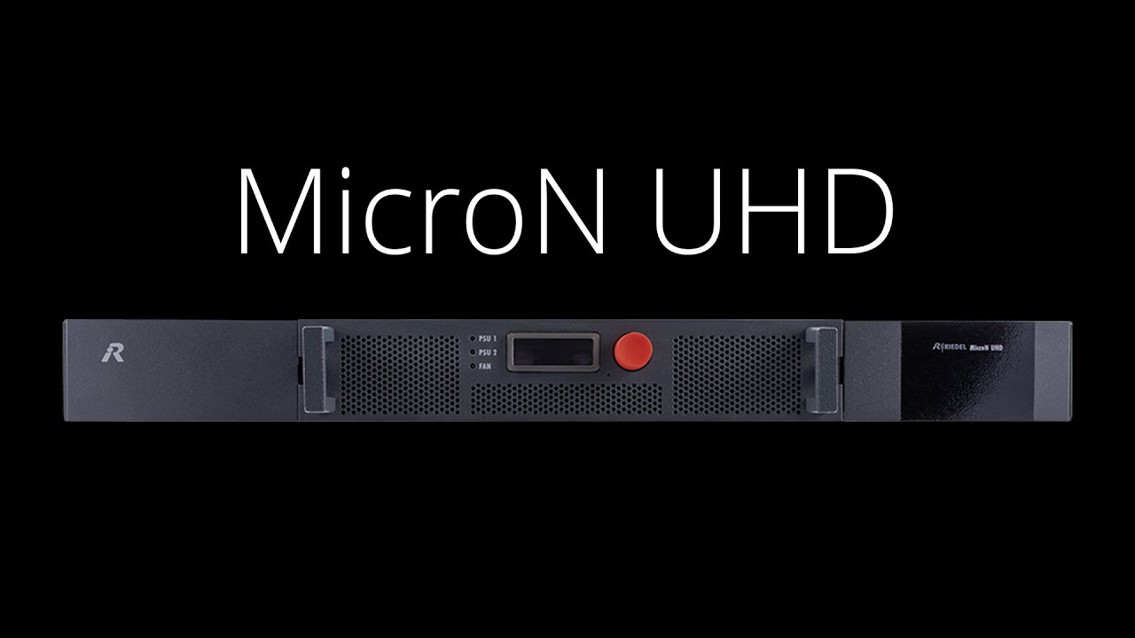 RIEDEL MicroN UHD - Distributed Video Networks Product Video - YouTube