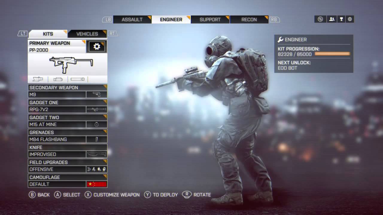 GUNNER CLASS FOR BF4 - YouTube