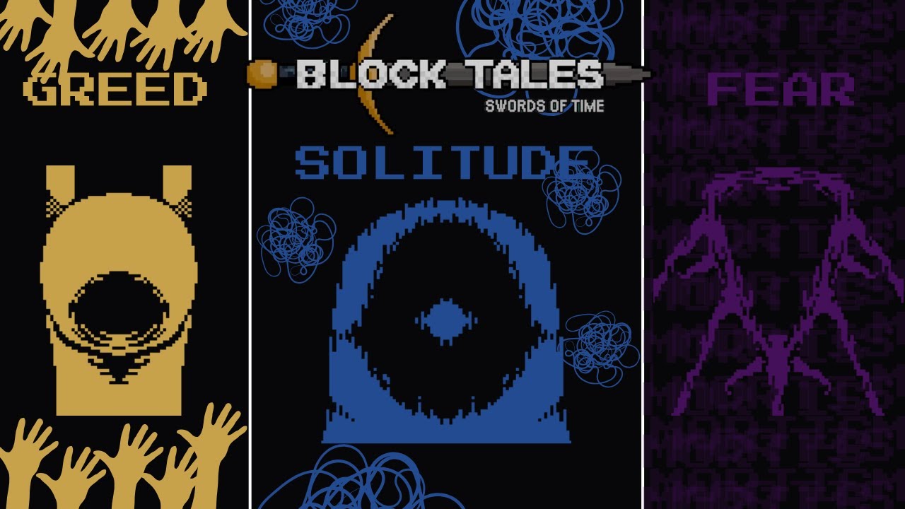 Block Tales Chapter 3, Greed, Solitude, and Fear (Bosses!) - YouTube