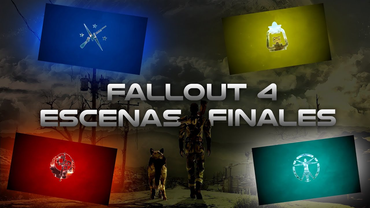 Fallout 4|TODAS LAS ESCENAS FINALES (Minutemen, Ferrocarril, HdA e ...