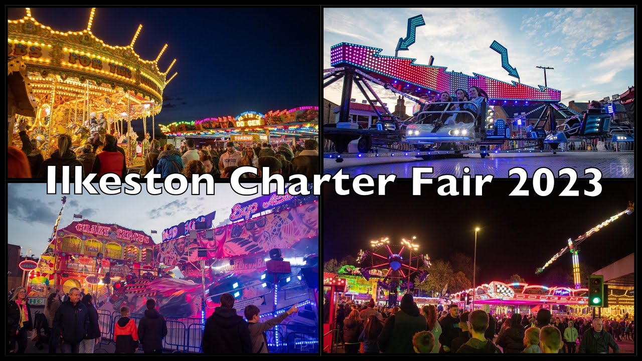 Ilkeston Charter Fair Walkthrough 2023 - YouTube