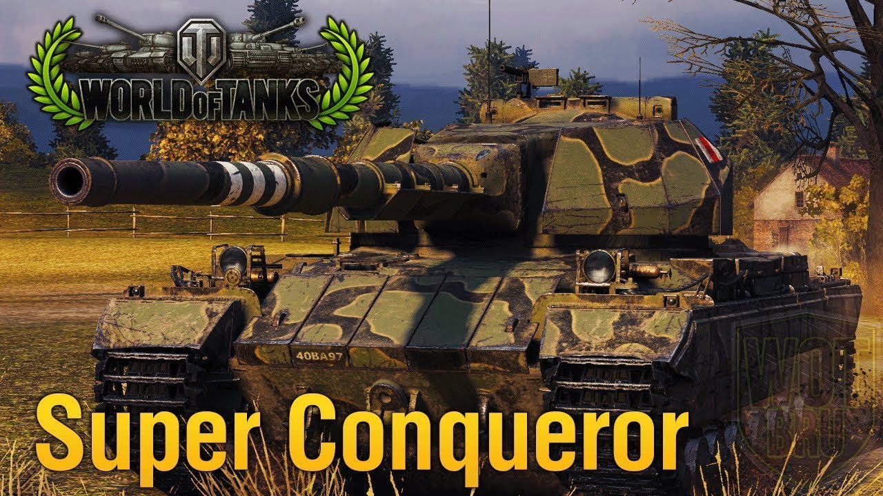 Тяжёлый танк Super Conqueror - YouTube