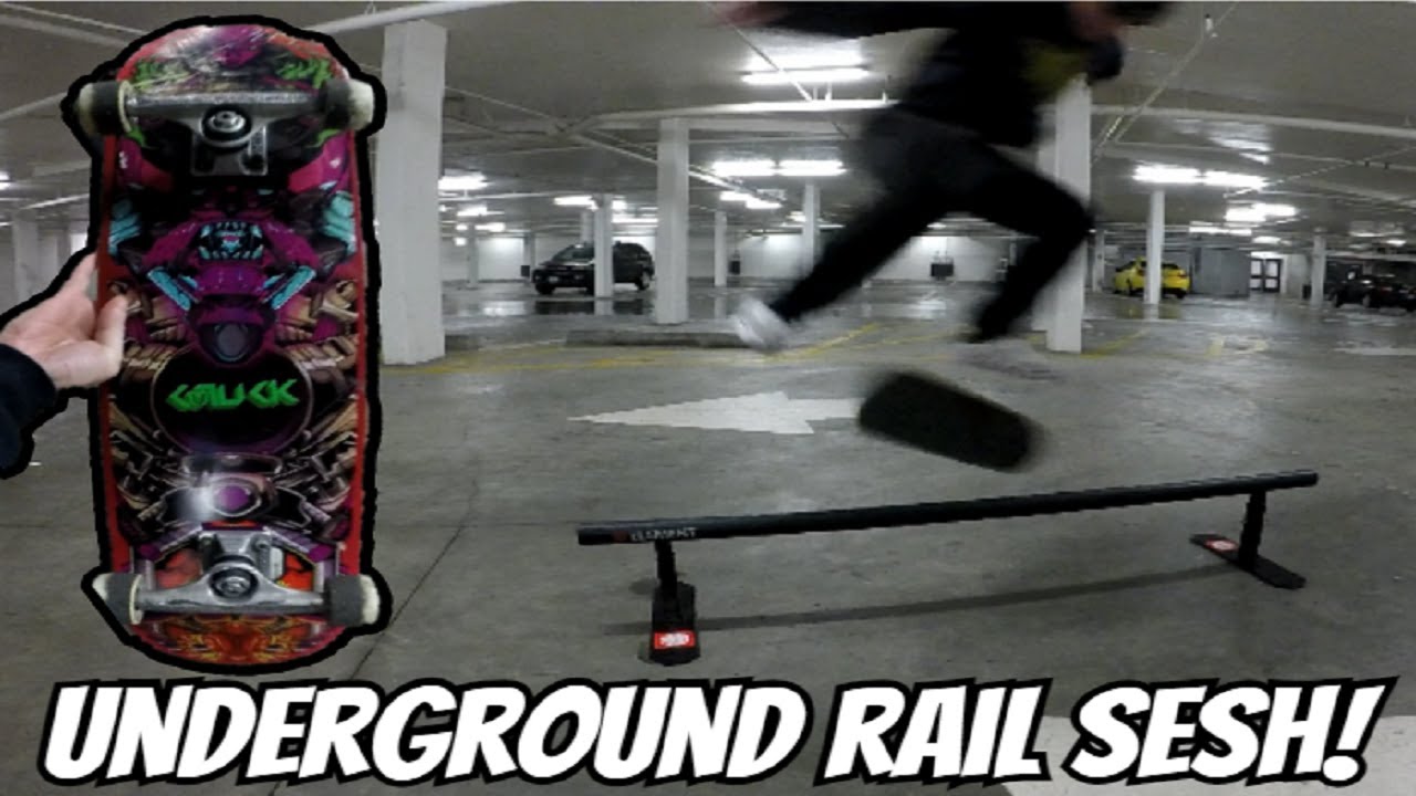 Underground Skateboarding In Raincouver! - YouTube