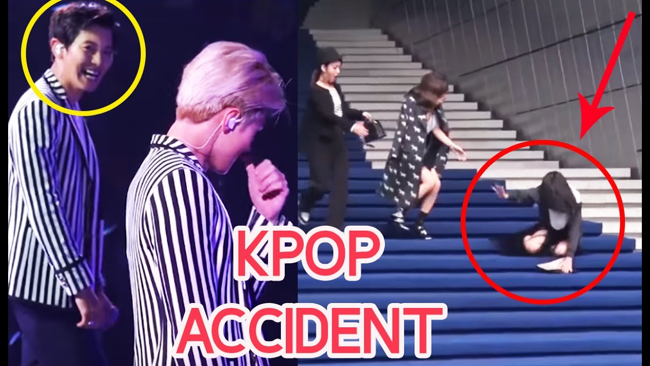 K-POP IDOLS ACCIDENTS ON THE STAGE AND FAILS AND FUNNY MOMENTS 2017 ...