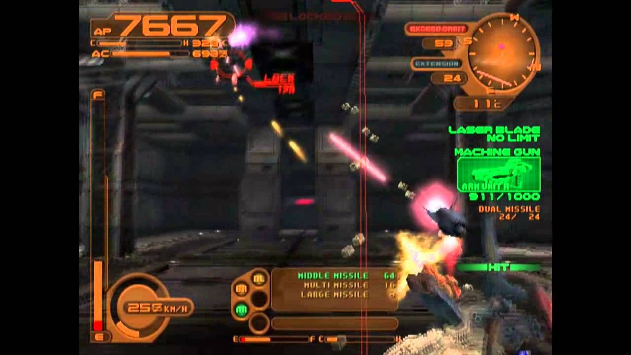 Armored core 3 Arena Path Part 5 - YouTube