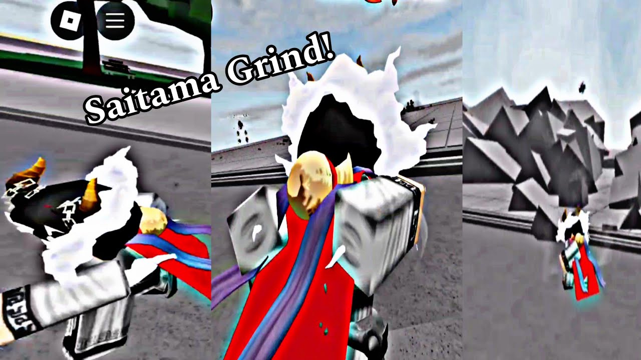 This is how I grind using Saitama in TSB - The Strongest Battleground ...