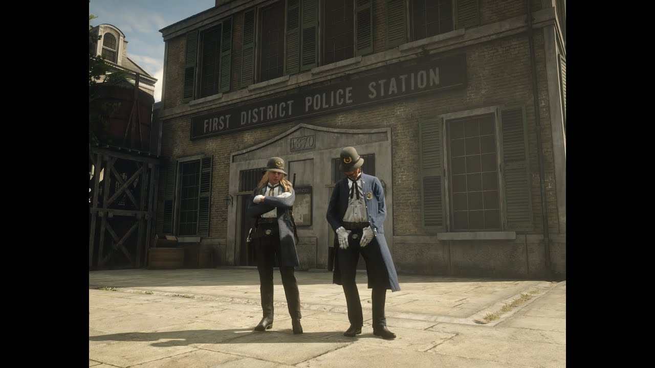 RDR 2 RP - RedWestRP Полиция Сен-Дени - YouTube