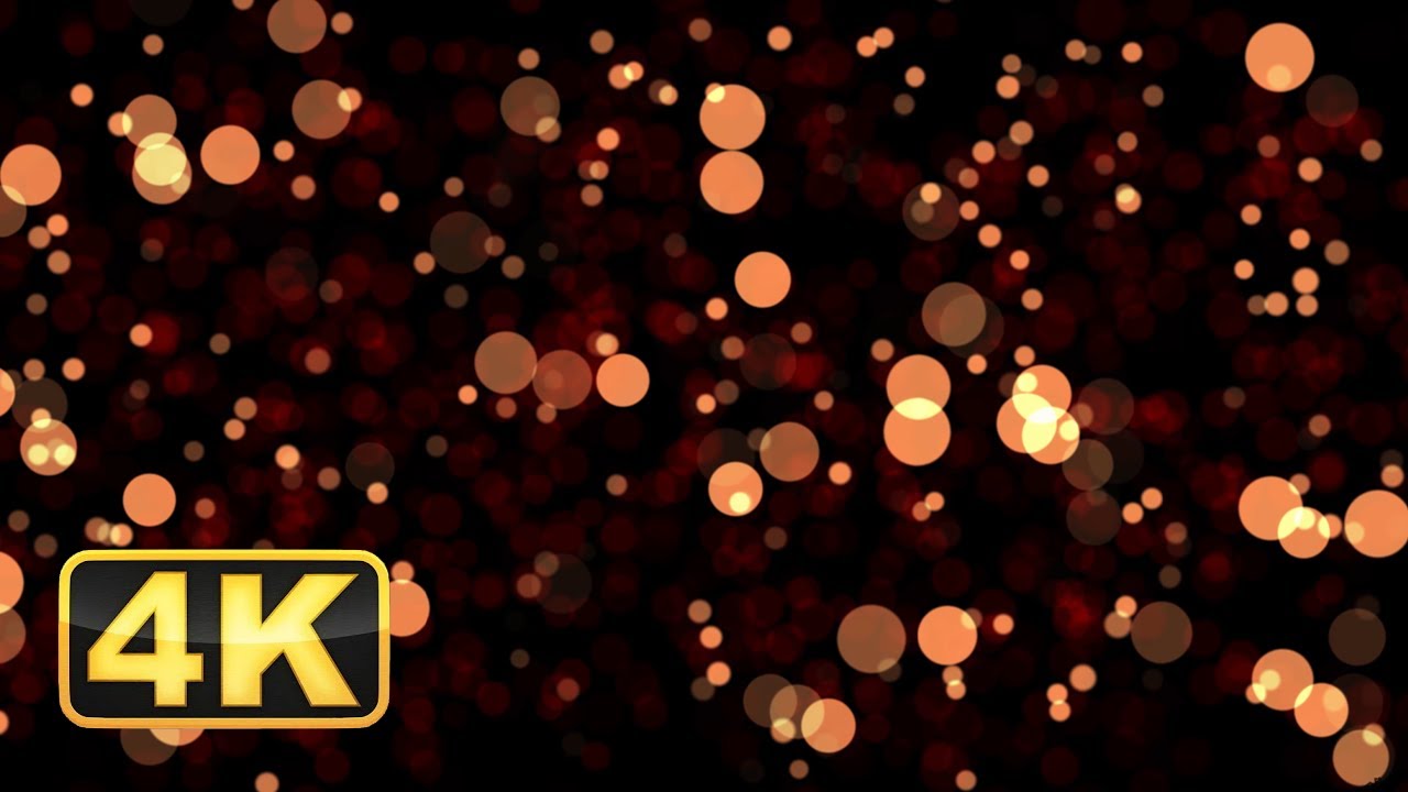 Orange Lights & Bokeh Effect | 4K Relaxing Screensaver! 60FPS Sleep ...