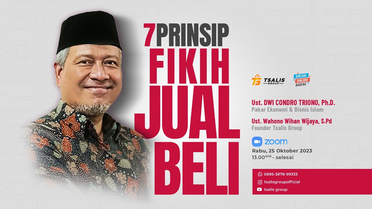 7 PRINSIP FIKIH JUAL BELI - Ust. Dwi Condro Triono - YouTube