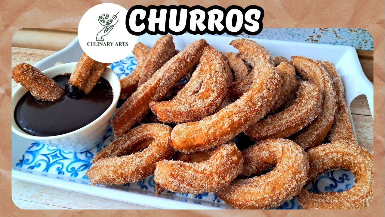 CHURROS | Spanish choux pastry | Crispy on the outside, soft on the ...