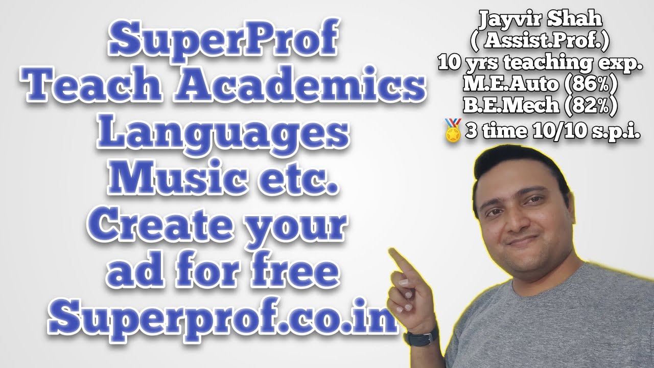 SuperProf II superprof India II superprof review II superprof tutor II ...