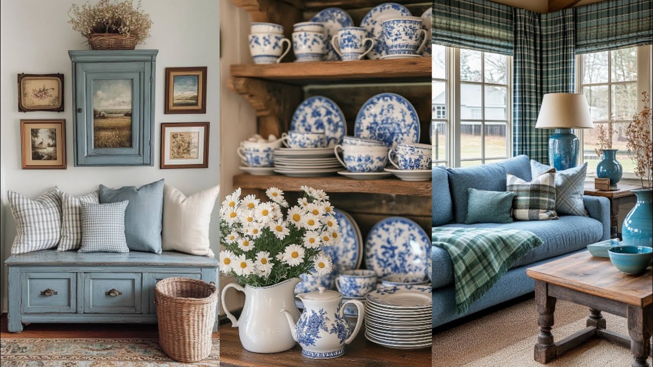 RUSTIC BLUE HOME DECOR: A Guide to Crafting Cozy Rustic Blue Farmhouse ...