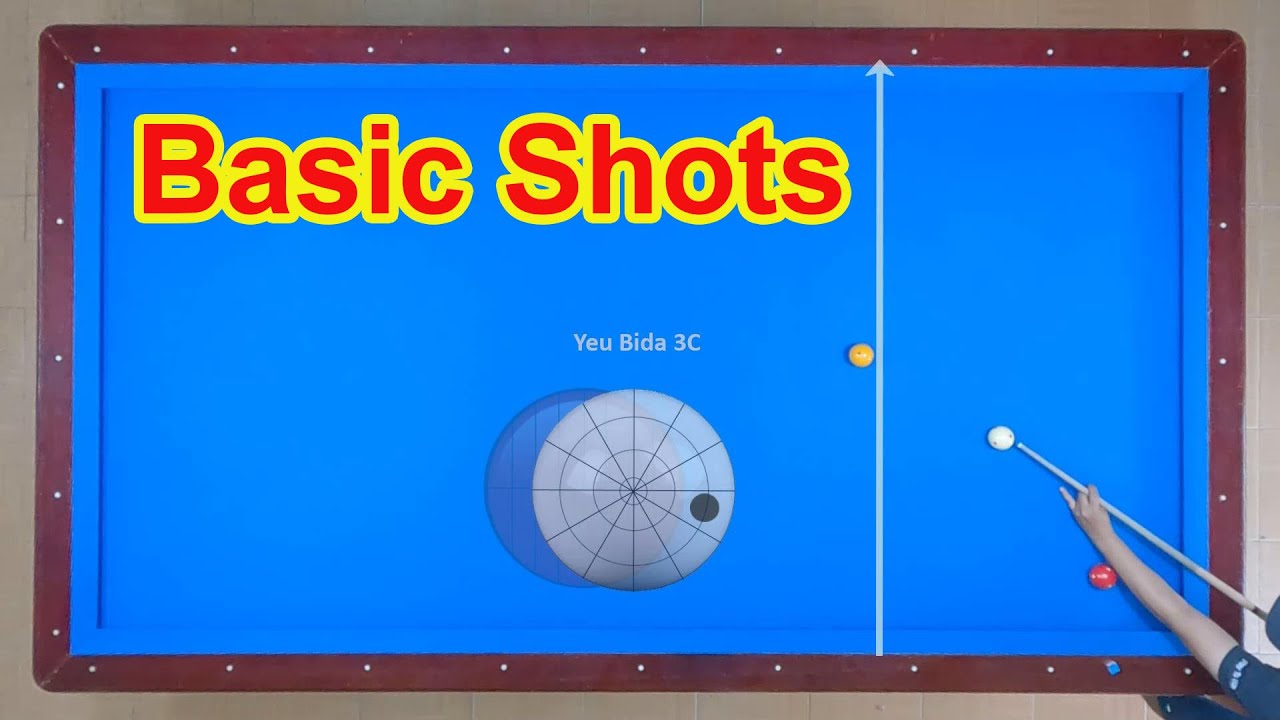 20 Basic Shots carom 3cushion billiards retro tutorial - YouTube