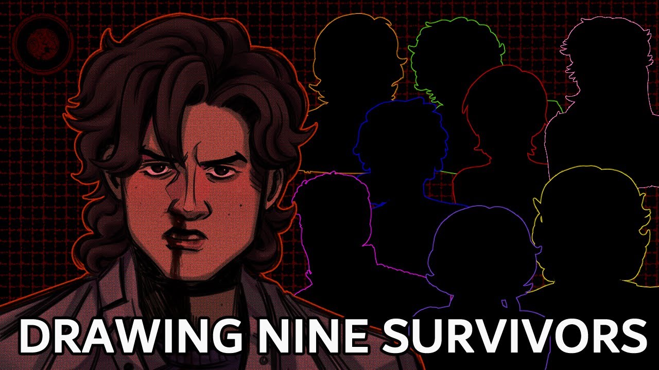 I Draw Nine Different DBD Survivors - YouTube