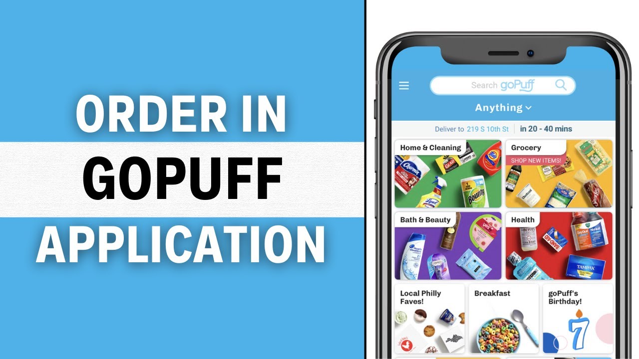 How to Order in GoPuff App? - YouTube