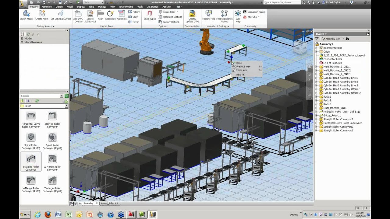 3D Factory Design Manufacturing - Live Webcast - 11-17-2011 - YouTube