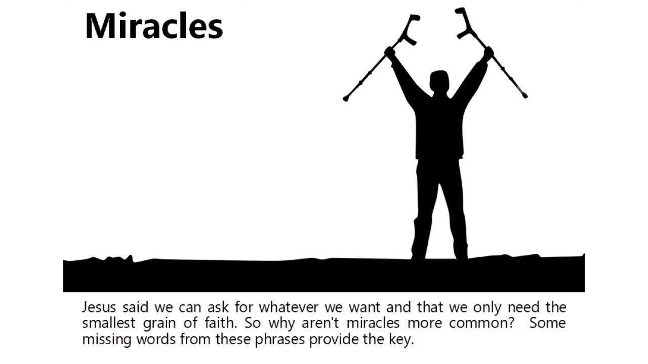 "Faith for Miracles" from Bible Contexts - YouTube